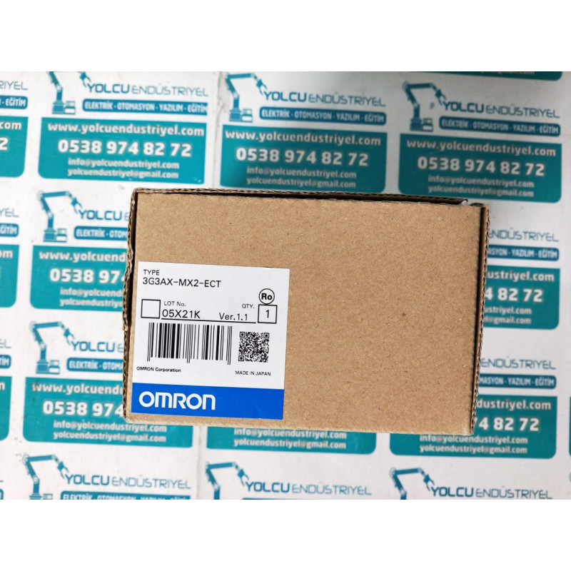 3G3AX-MX2-ECT Omron MX2 EtherCAT option card fiyatı